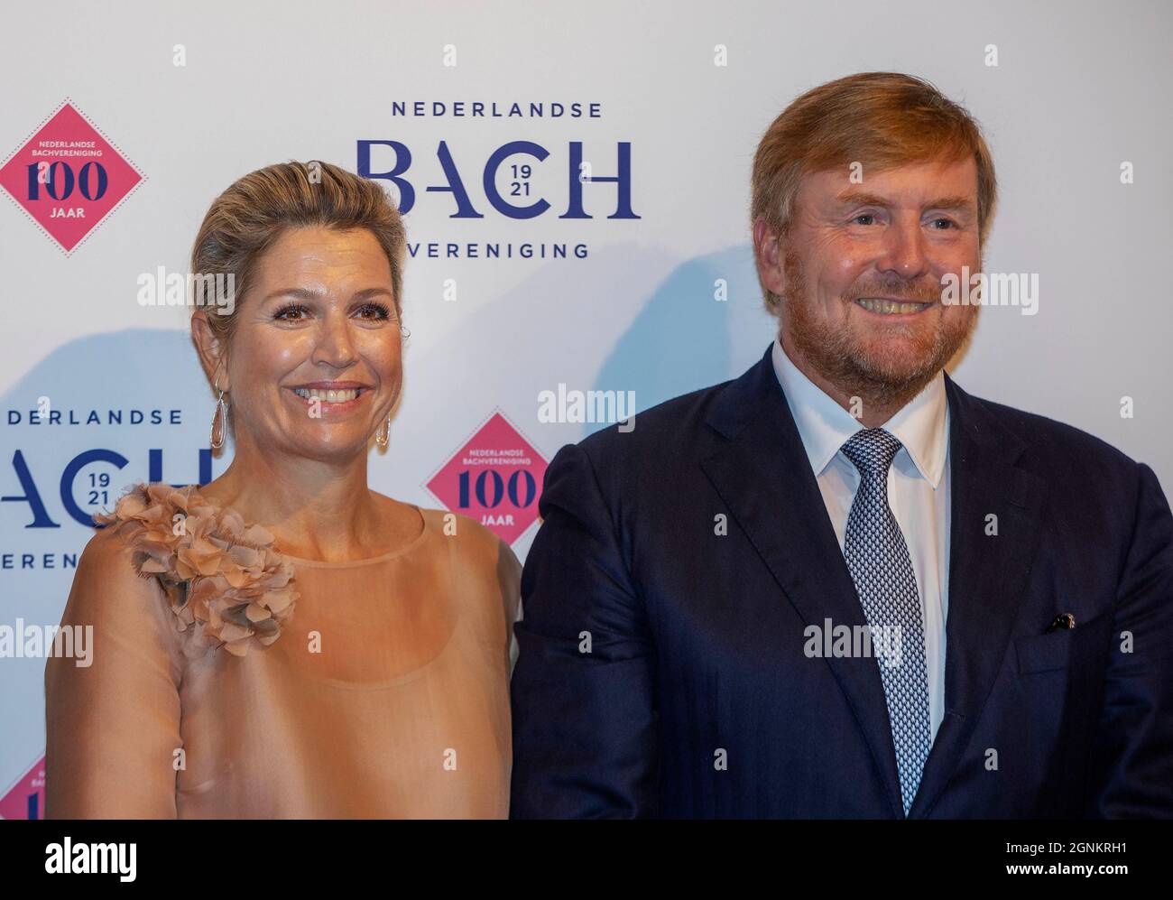 25-09-2021 Utrecht Queen Maxima and King Willem-Alexander attend the ...