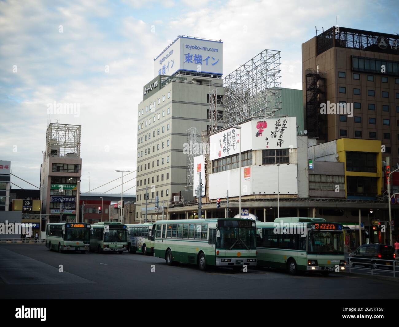 Japan bus stop sign hi-res stock photography and images - Alamy