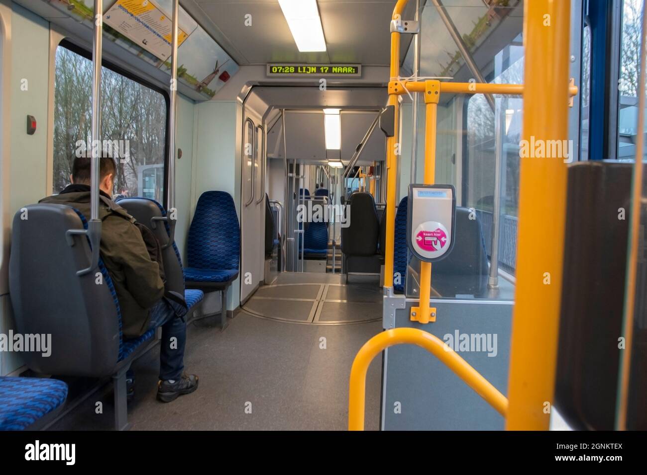 Amsterdam tram interior hi-res stock photography and images - Alamy