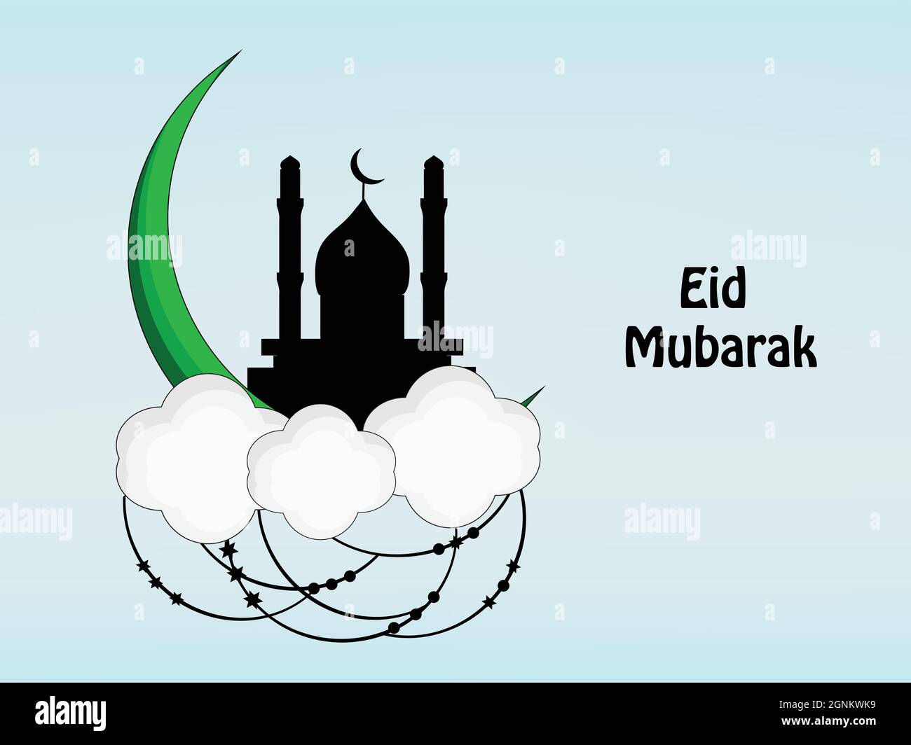 Eid Muslim Festival Background Stock Vector Image & Art - Alamy