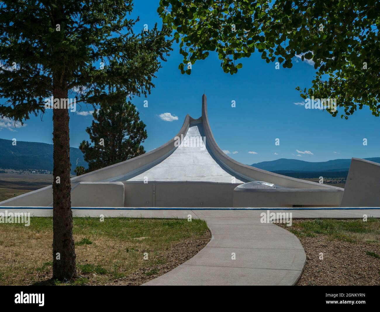 Chapel, New Mexico Vietnam Memorial, Angel Fire, New Mexico Stock Photo ...