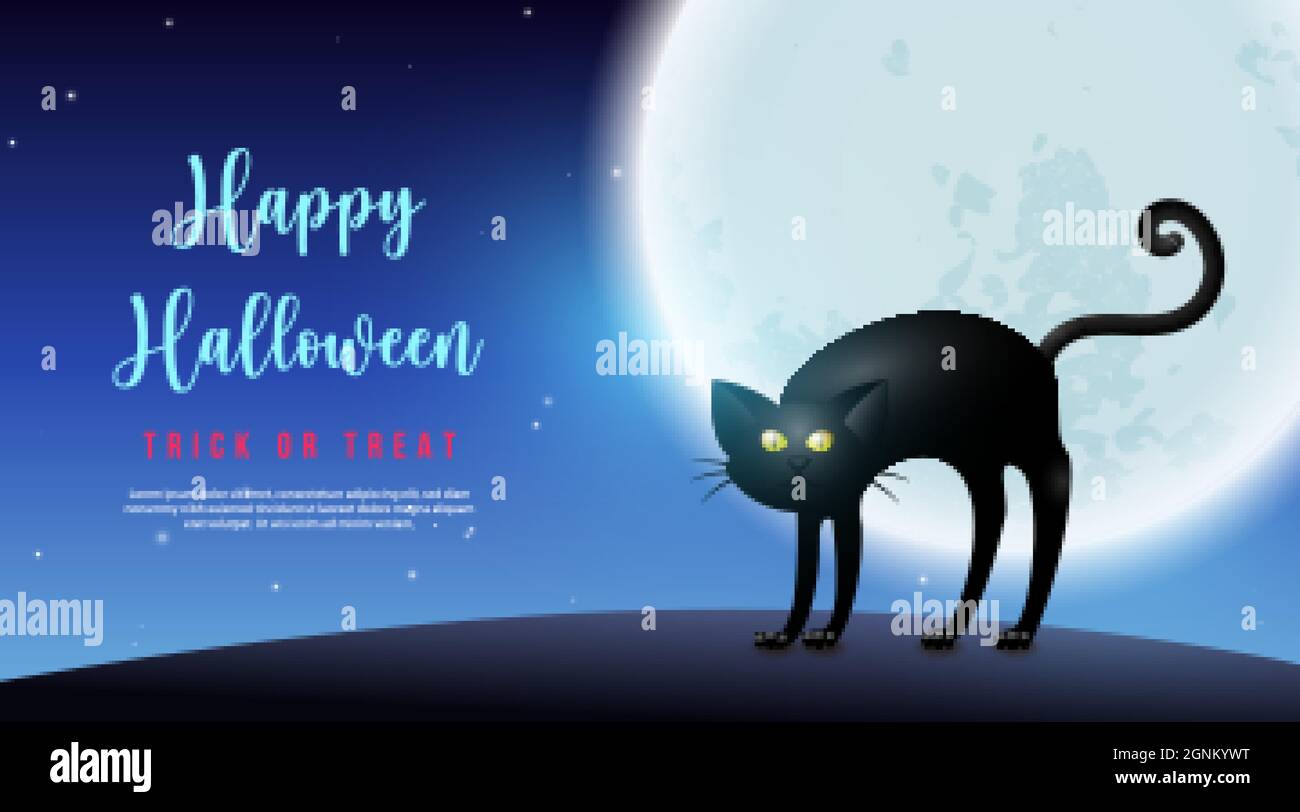 Halloween Cat Facebook Cover