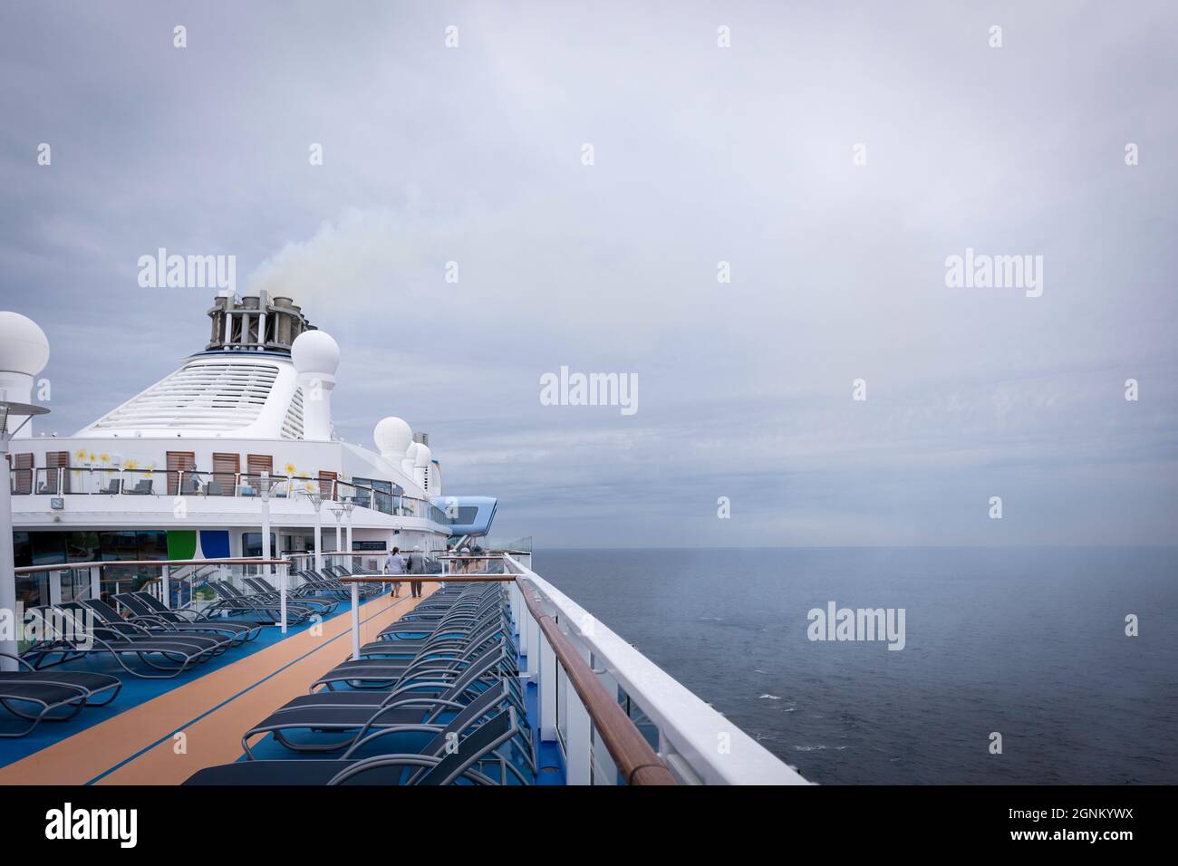 Cruise ship deck and windows Stock Photo - Alamy