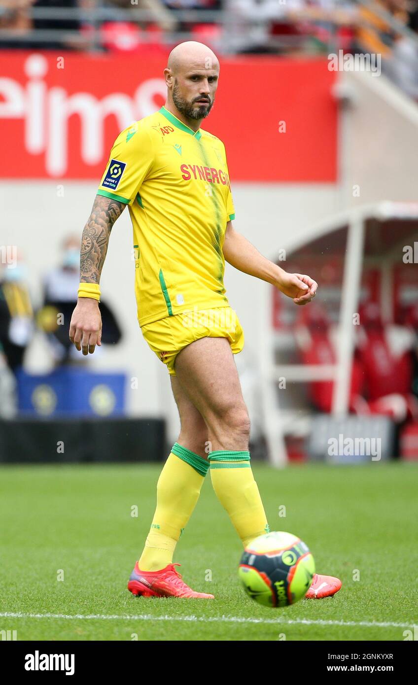 Nicolas Pallois of Nantes during the French championship Ligue 1 ...