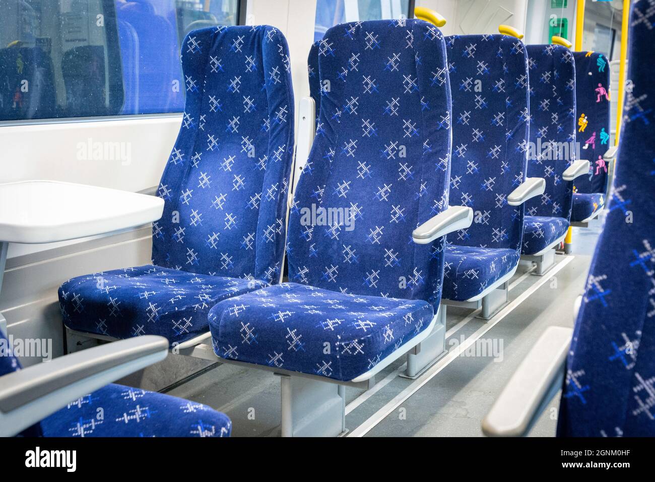 Train seating hi-res stock photography and images - Alamy