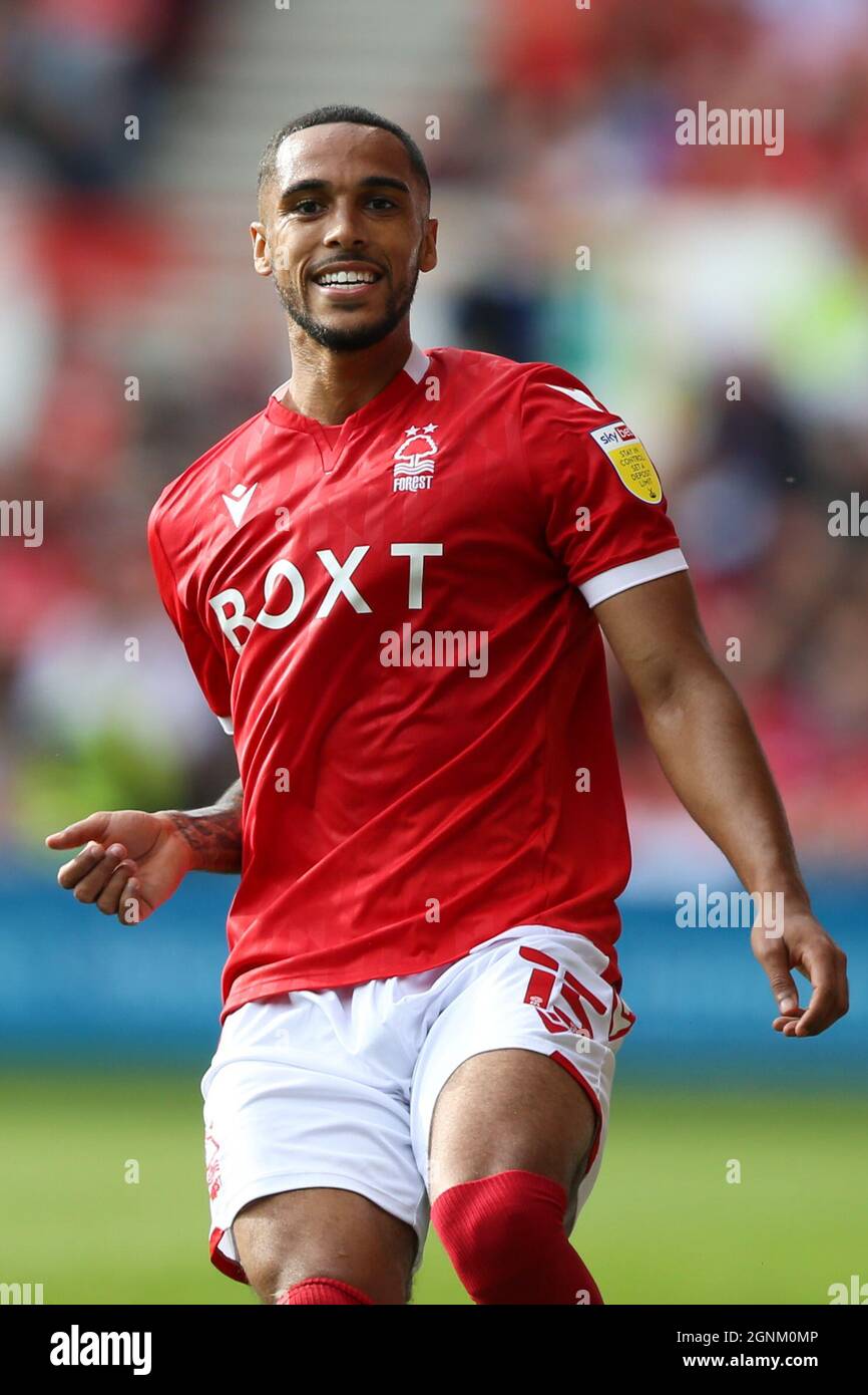 Nottingham Forest's Max Lowe during the Sky Bet Championship match at ...