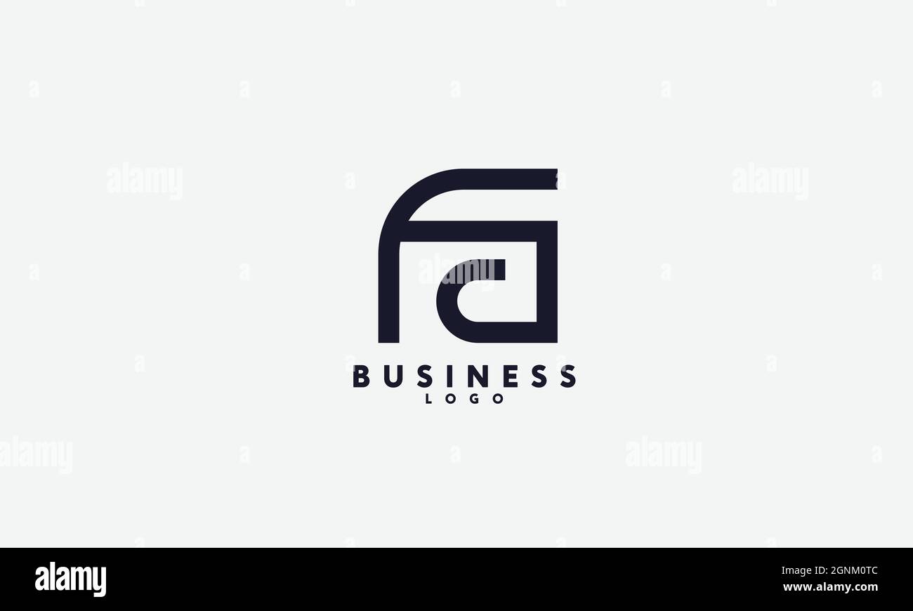 Fa Letter Logo Stock Vector Images - Alamy