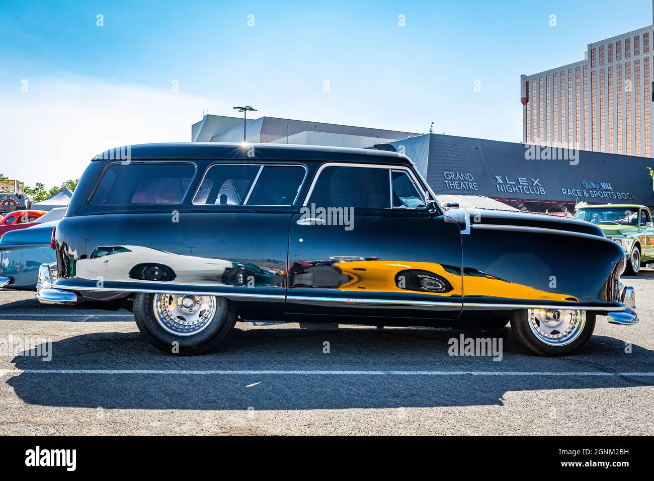 Reno, NV - August 4, 2021: 1952 Nash Rambler station wagon at a local ...
