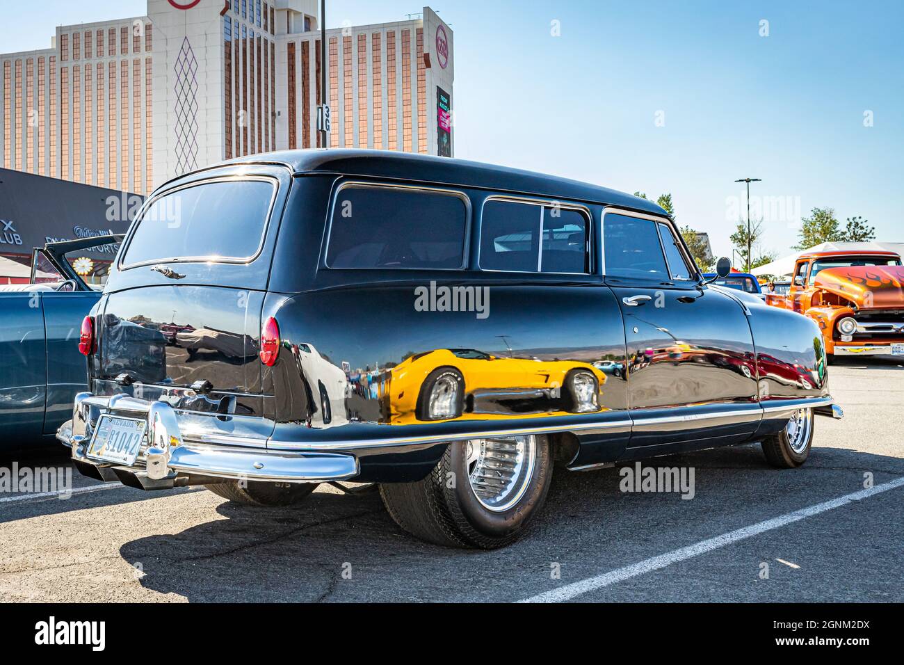 Reno, NV - August 4, 2021: 1952 Nash Rambler station wagon at a local ...