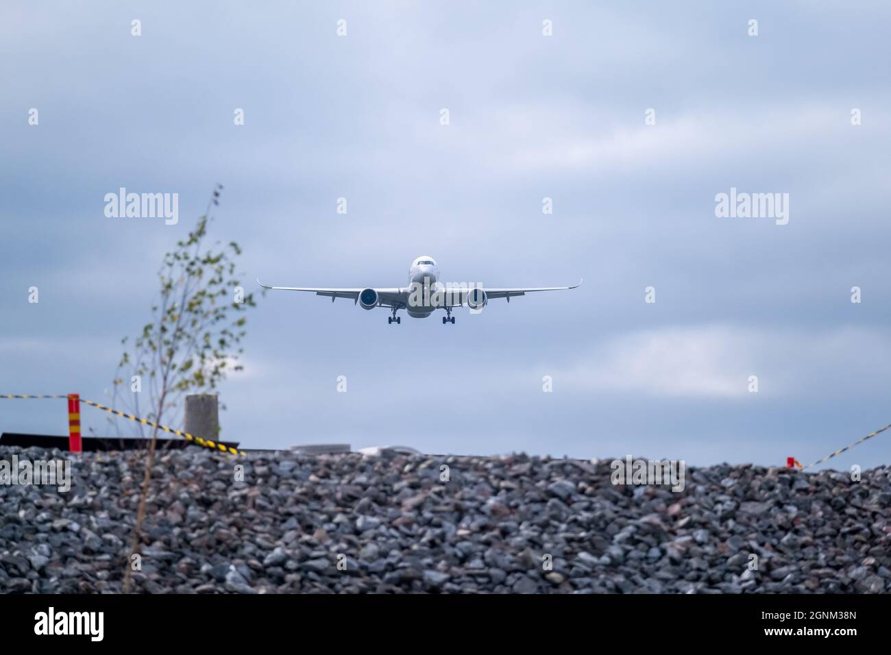 Helsinki / Finland - SEPTEMBER 19, 2021: Airbus A350, operated by the ...