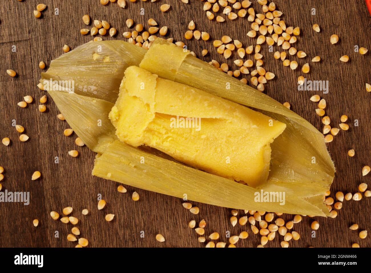 Pamonha, doce de milho tradicional do Brasil Stock Photo - Alamy