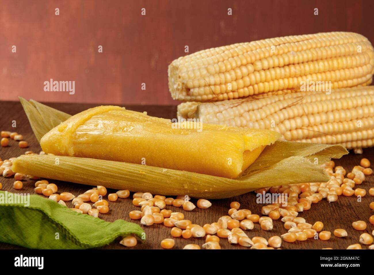 Pamonha, doce de milho tradicional do Brasil Stock Photo - Alamy