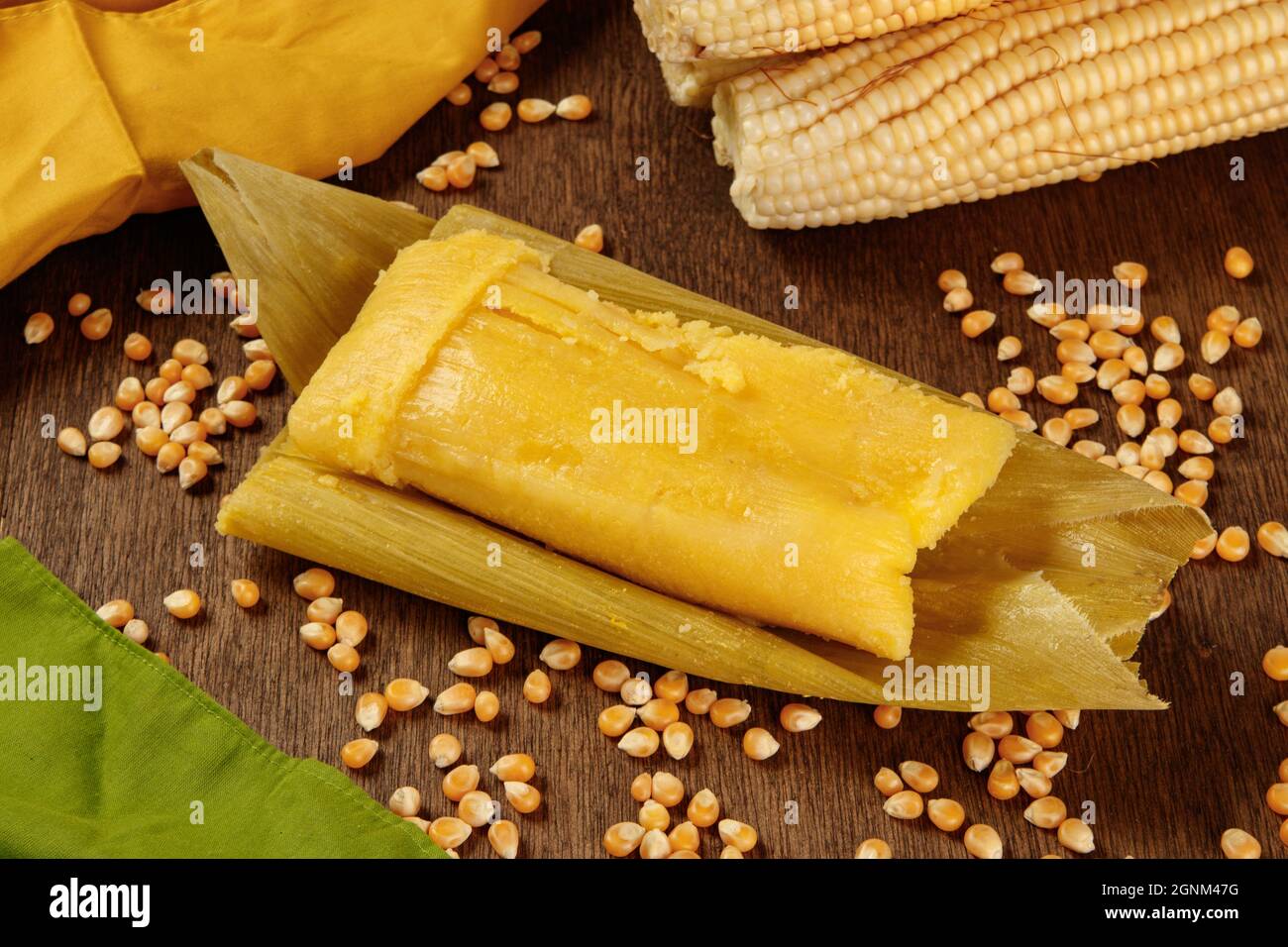 Pamonha, doce de milho tradicional do Brasil Stock Photo - Alamy