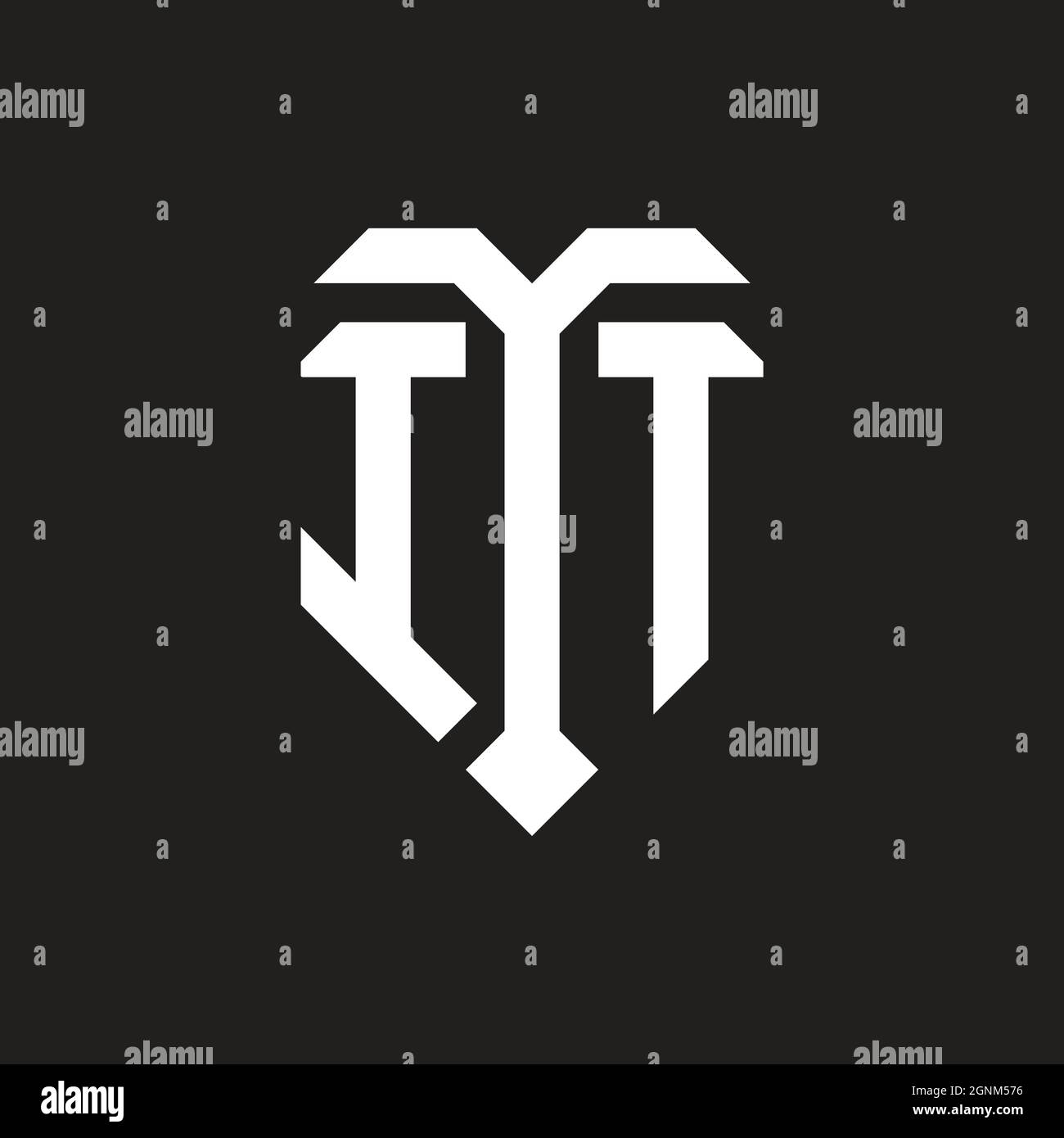 Initial logo monogram letter, logo design, logo letter, monogram design ...