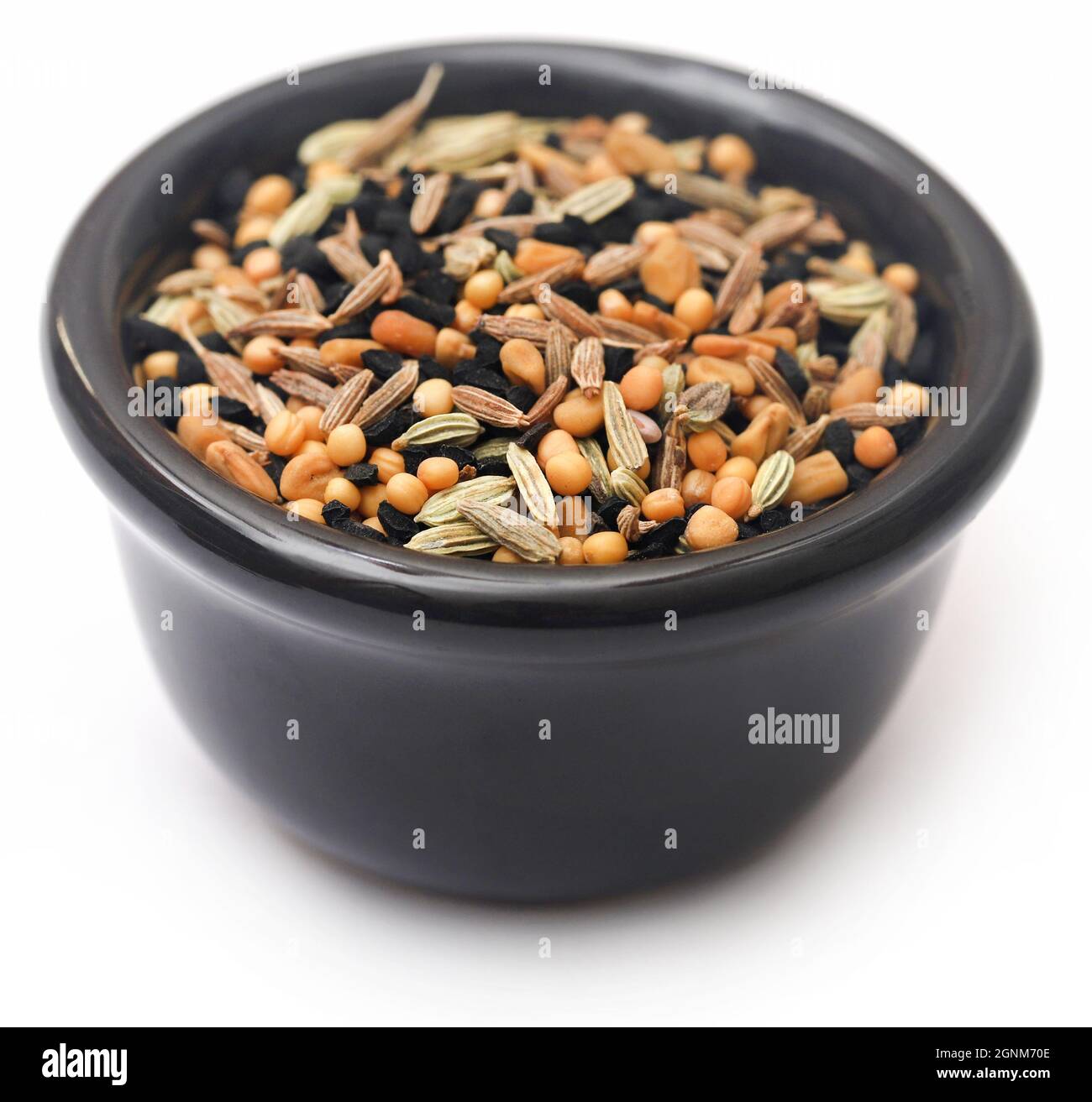 Mixed spices named as pach foron masala in Indian subcontinent Stock ...