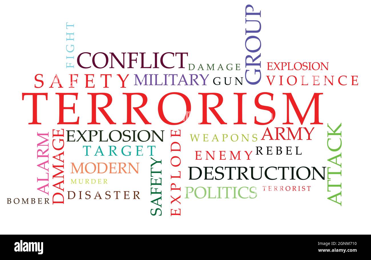 TERRORISM WORD HIGH DEFINITION ILLUSTRATION Stock Vector Image & Art ...