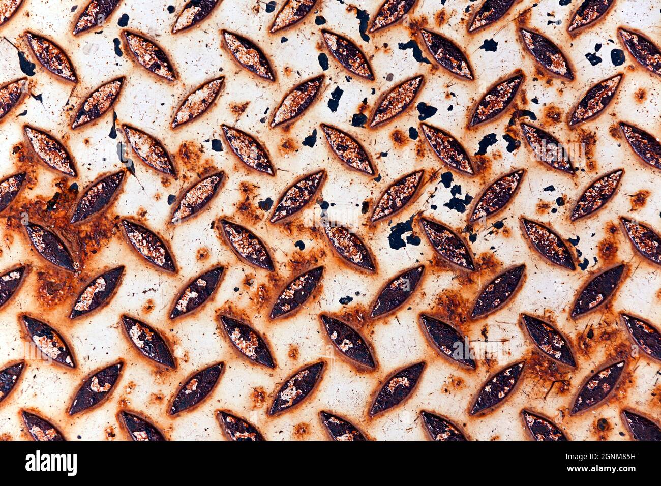 rusty and scratched metal panel background Stock Photo - Alamy