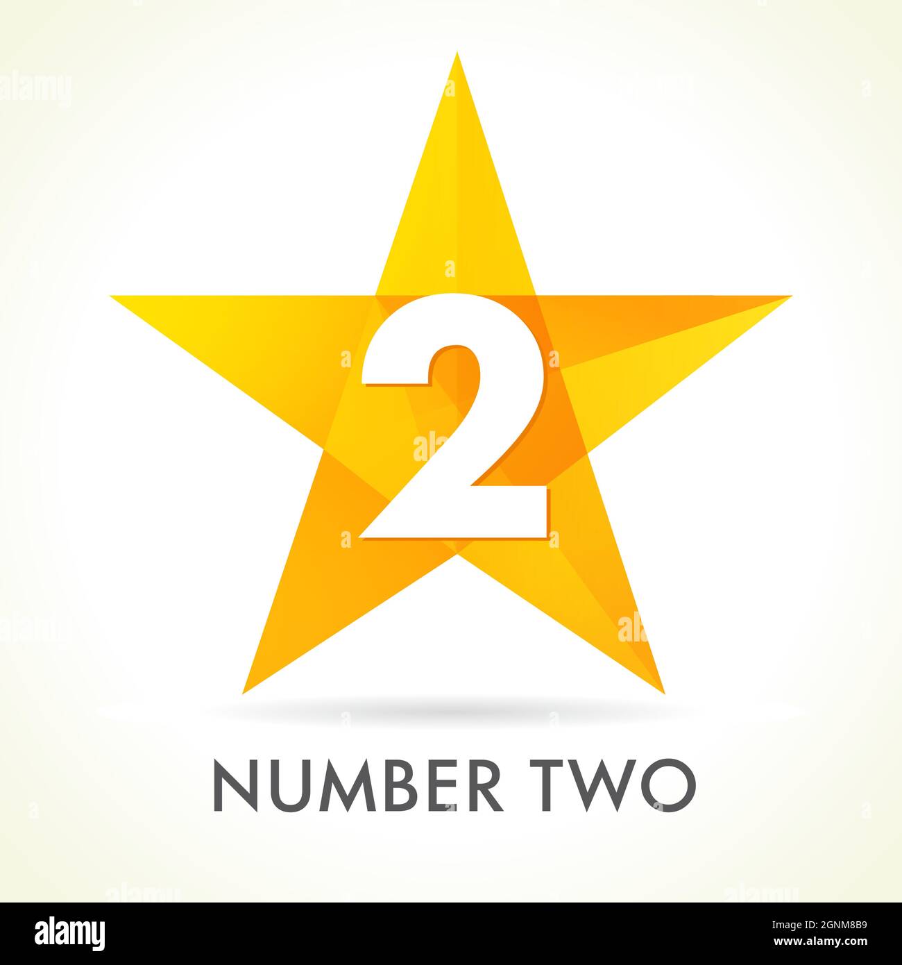 Number 2 golden number 2 hi-res stock photography and images - Alamy