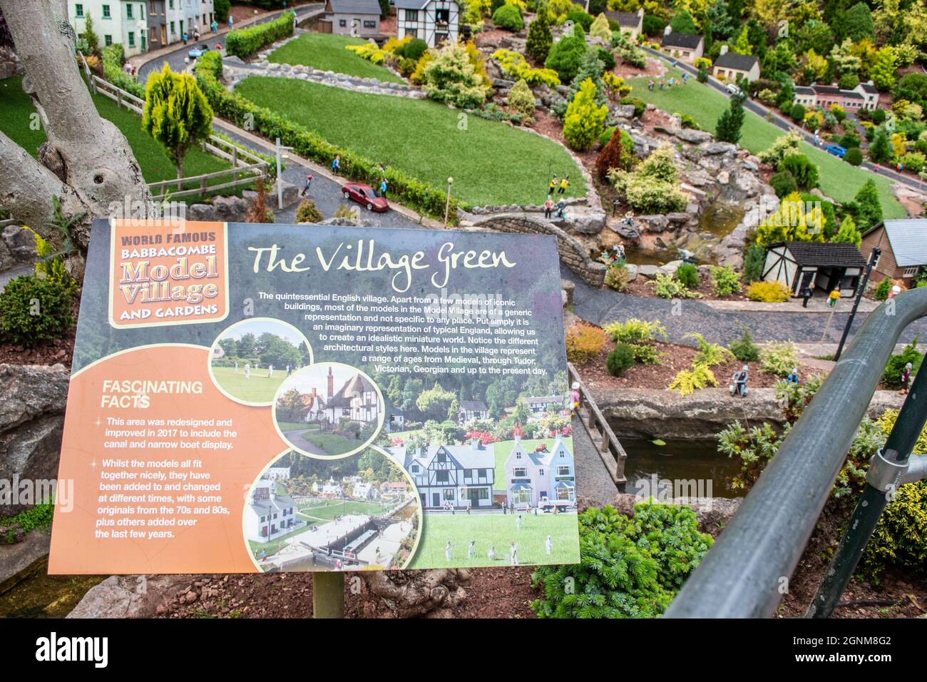 BABBACOMBE, TORQUAY, ENGLAND- 26 June 2021: Babbacombe Model Village in ...