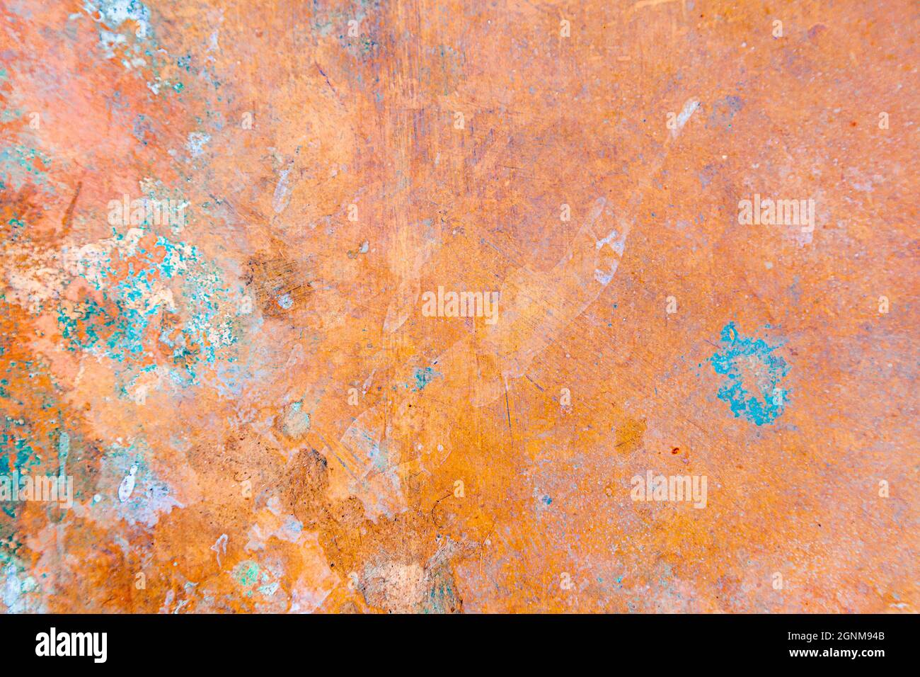 rusty and scratched metal panel background Stock Photo - Alamy