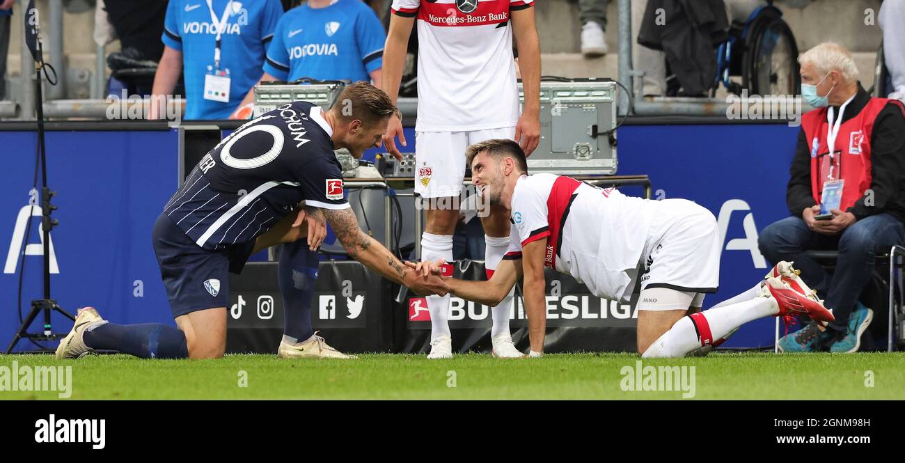 City Of Bochum, Deutschland. 26th Sep, 2021. firo: 26.09.2021, soccer ...