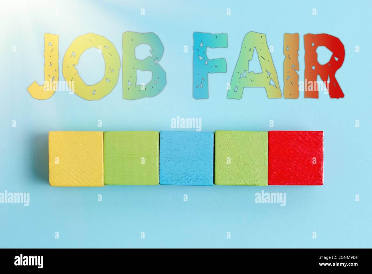 Sign displaying Job Fair. Business showcase event in which employers ... Sign displaying Job Fair. Business showcase event in which employers ...