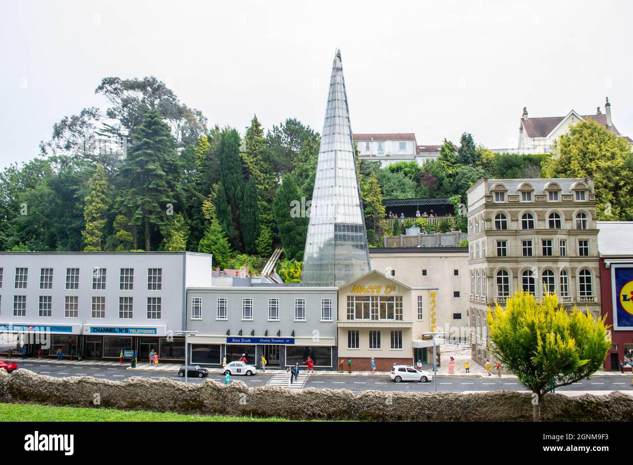BABBACOMBE, TORQUAY, ENGLAND- 26 June 2021: Babbacombe Model Village in ...