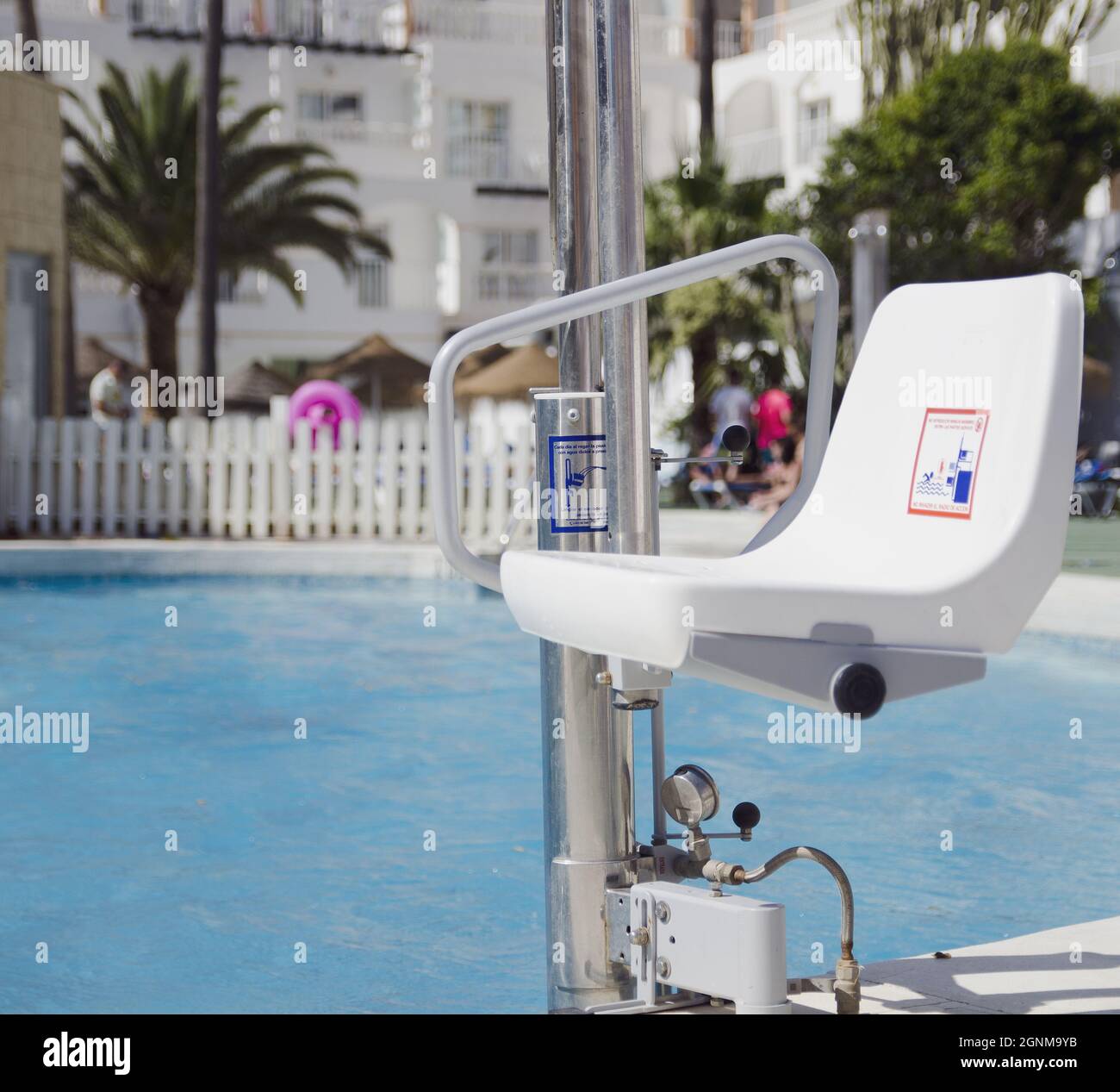 Swimming pool lift hi-res stock photography and images - Alamy
