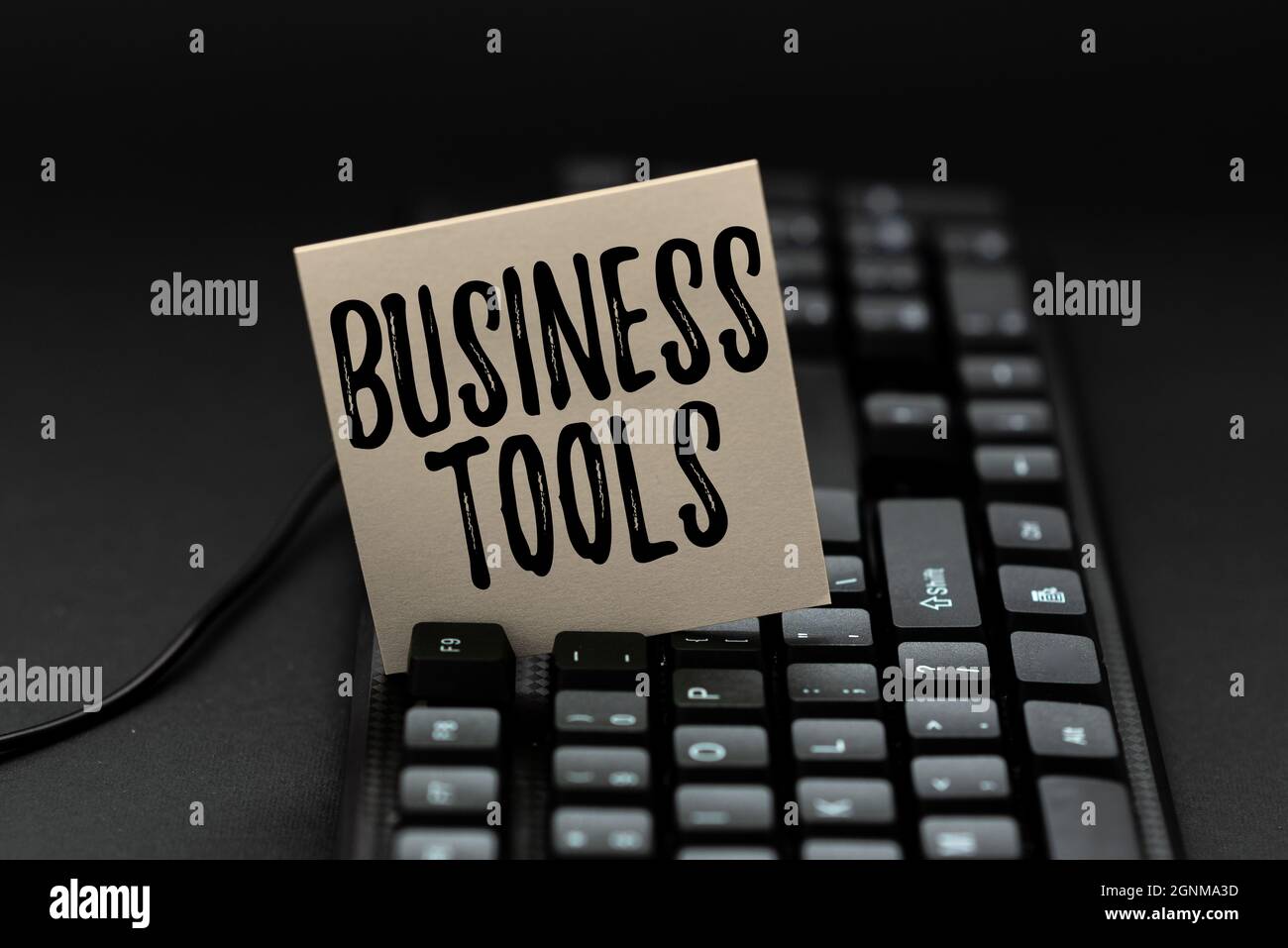 Hand writing sign Business Tools. Business idea Marketing Methodologies ...