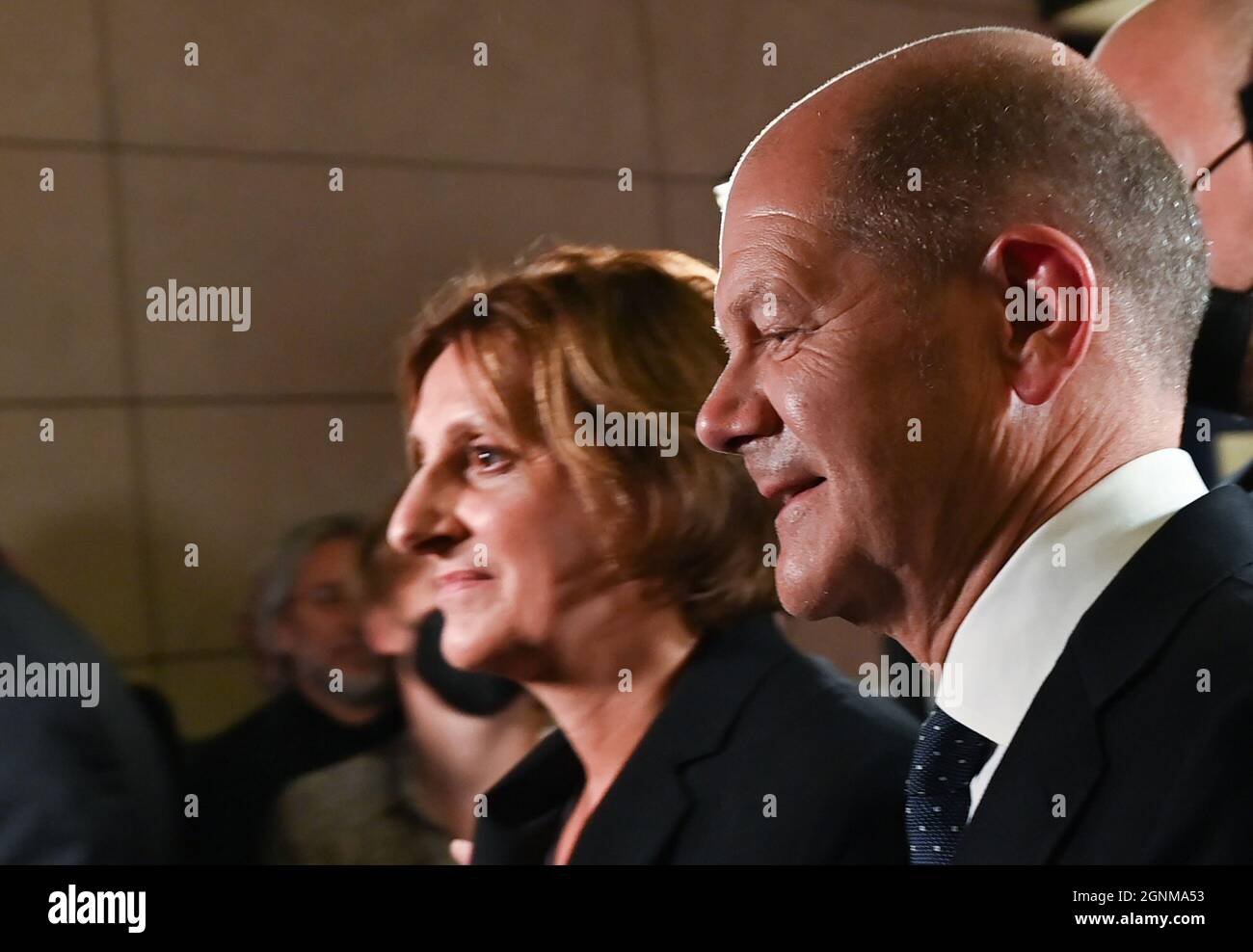 Berlin Germany 26th Sep 2021 Olaf Scholz Finance Minister And Spd