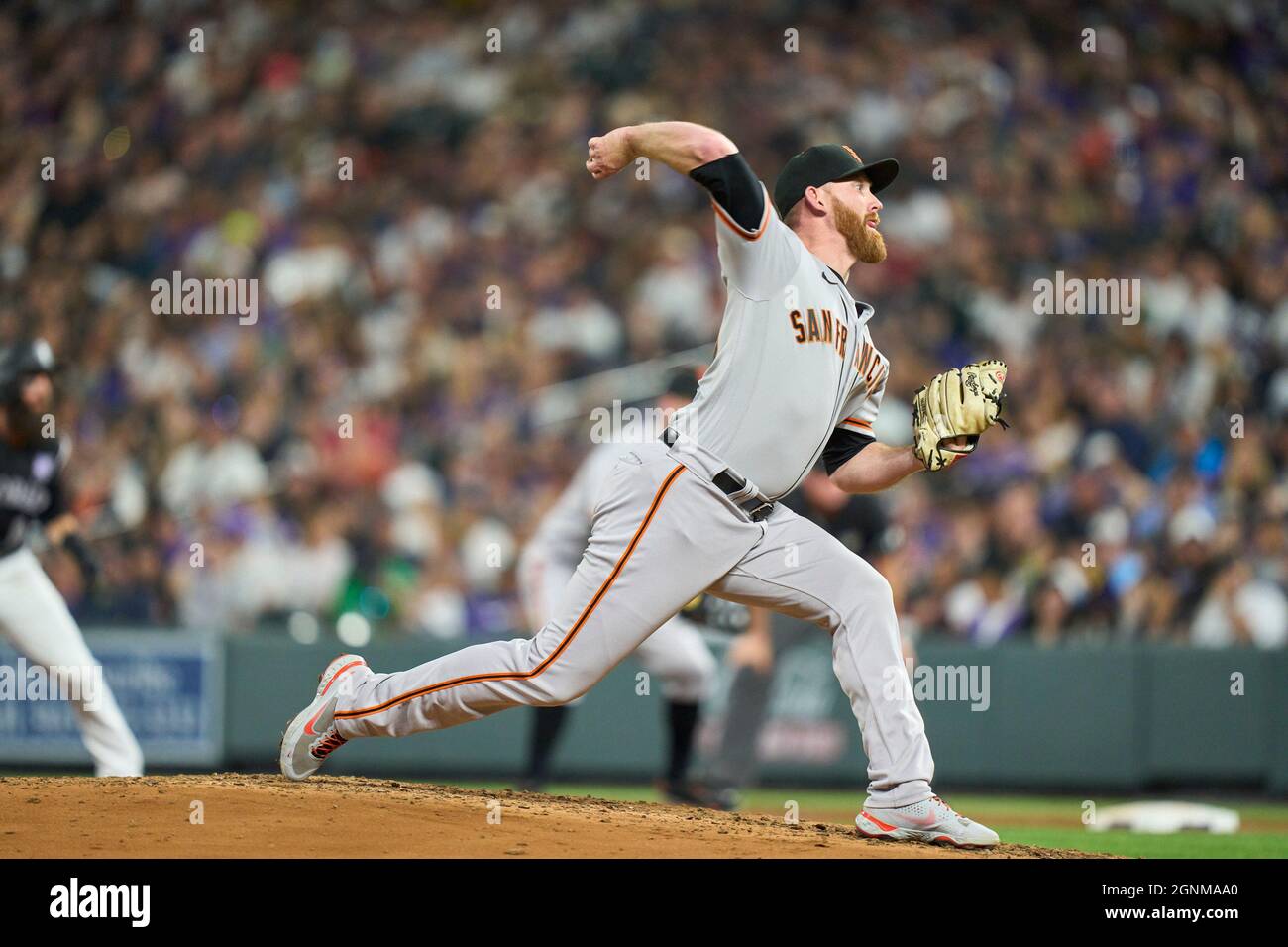September 25 2021: San Francisco pitcher Zack Littell (46) throws a ...