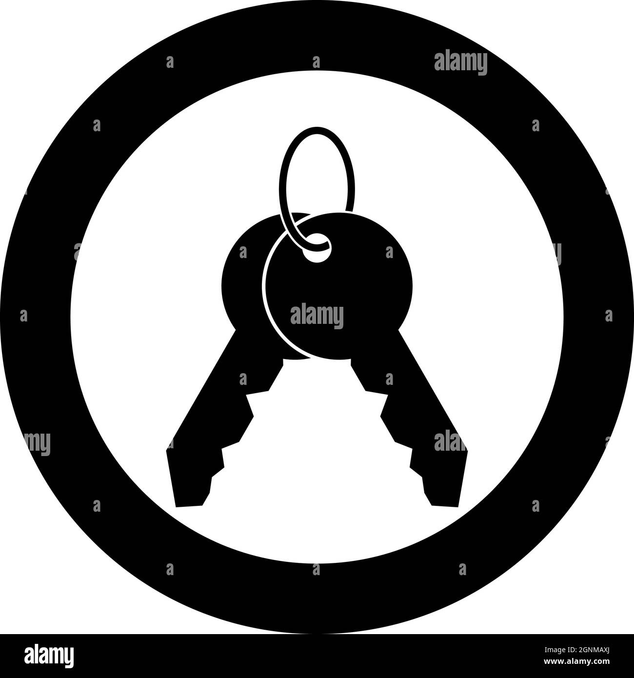 Keyring and house Stock Vector Images - Alamy