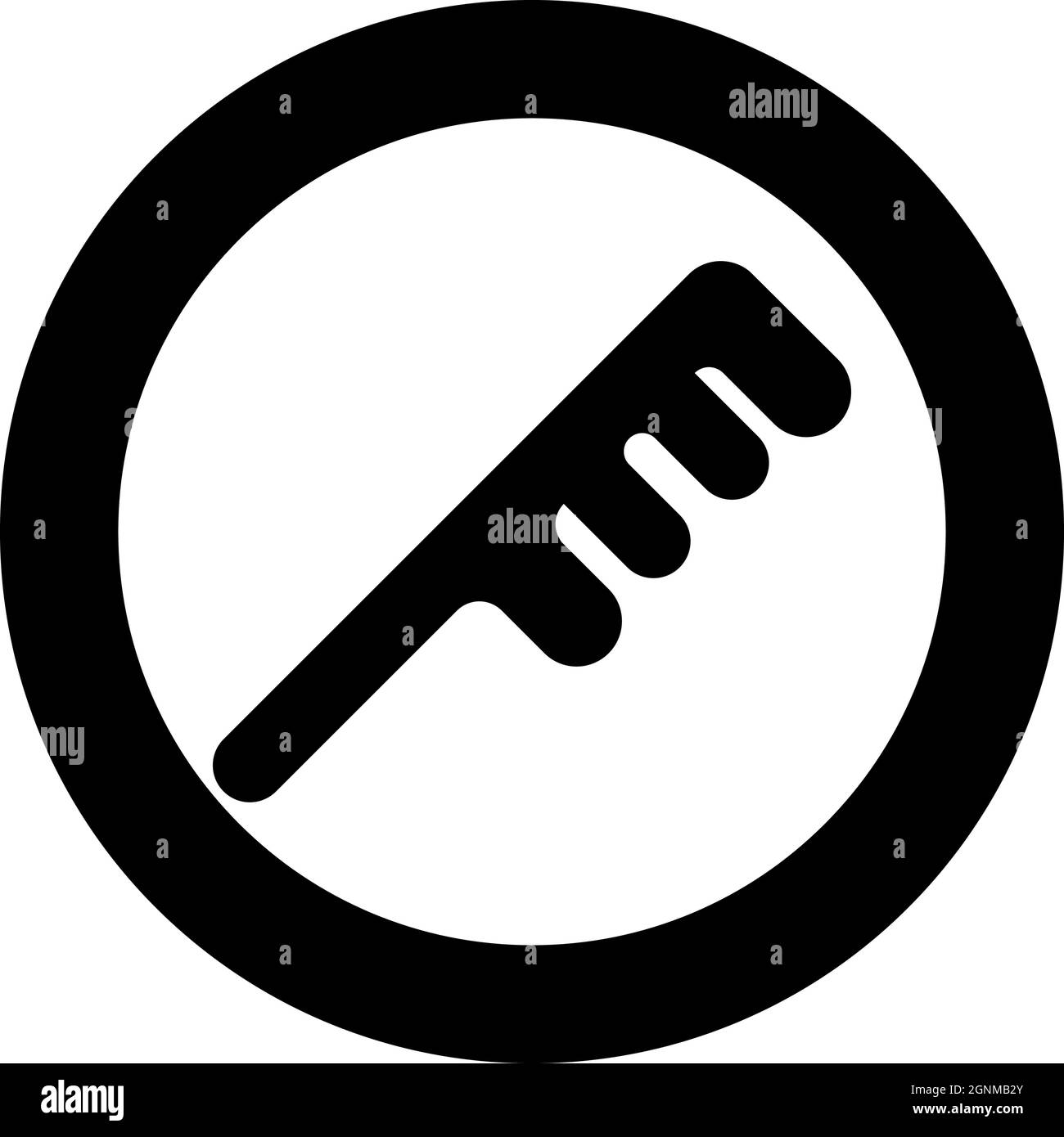 Barber combing Black and White Stock Photos & Images - Alamy