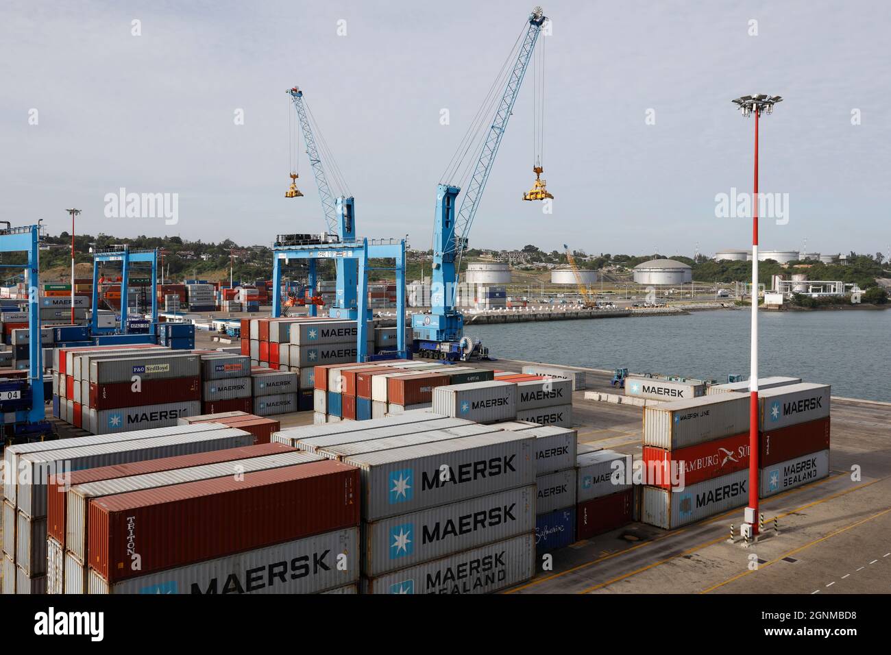 Mombasa main port in Kenya, Indian Ocean, East Africa Stock Photo - Alamy