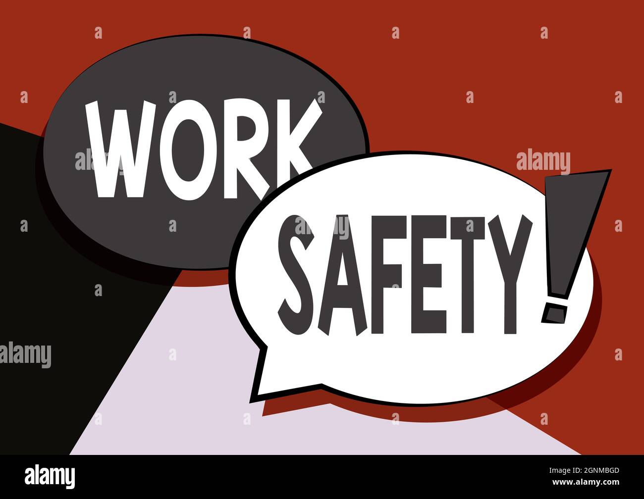 Hand writing sign Work Safety. Business concept policies and procedures ...