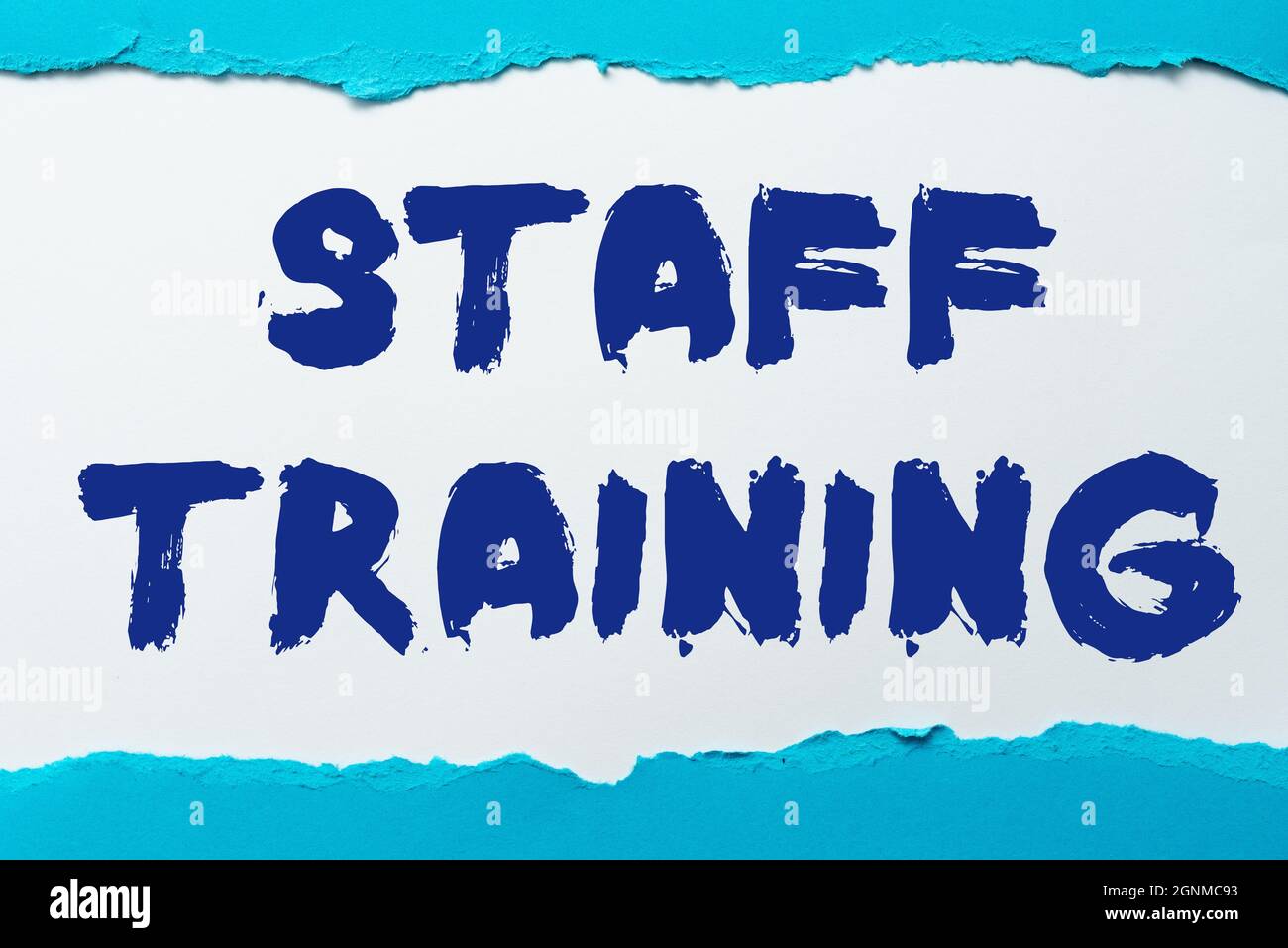 Sign displaying Staff Training. Business idea A program that helps ...