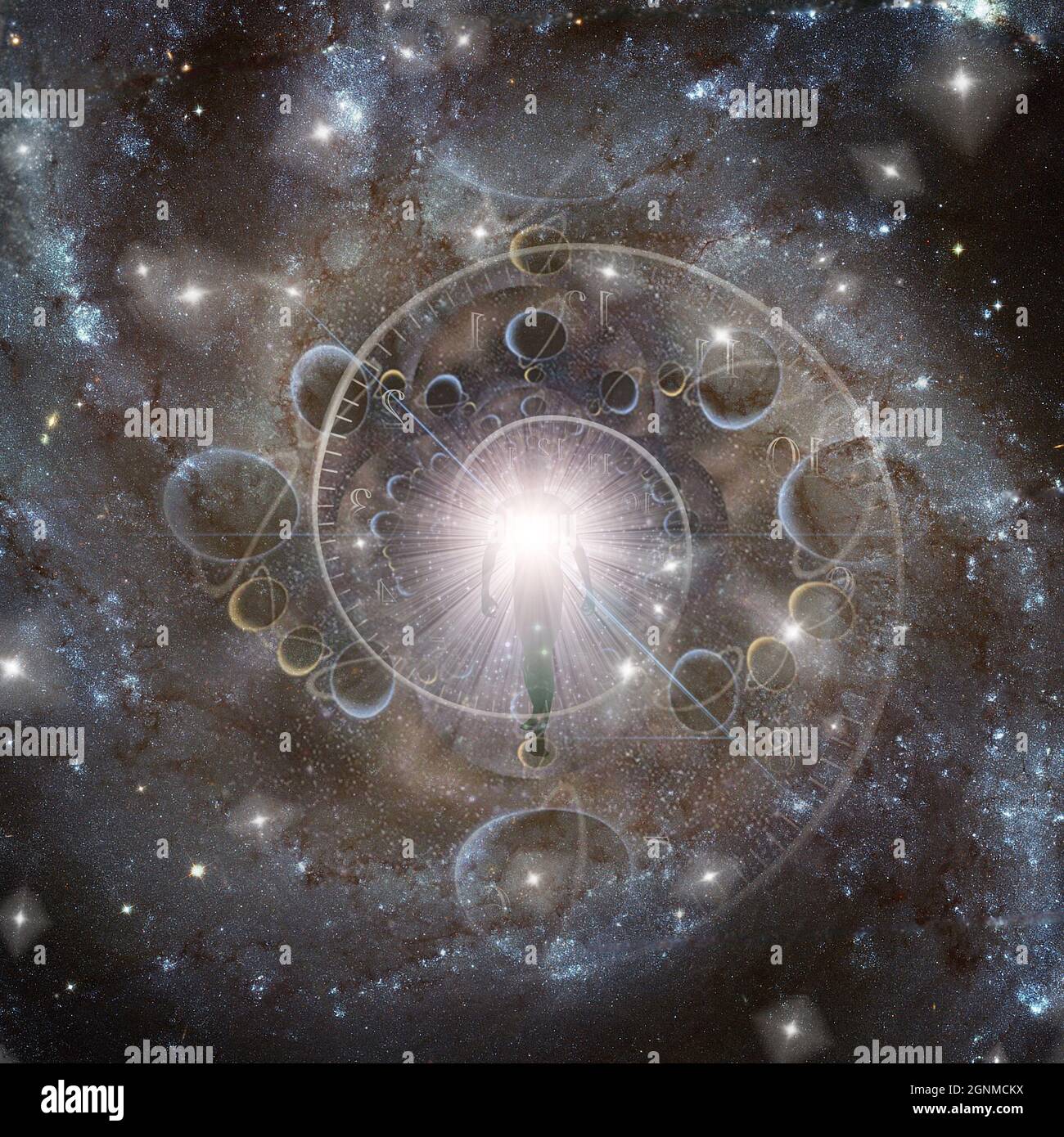 Spirit emerges from space. Soul or Aura. 3D rendering Stock Photo - Alamy