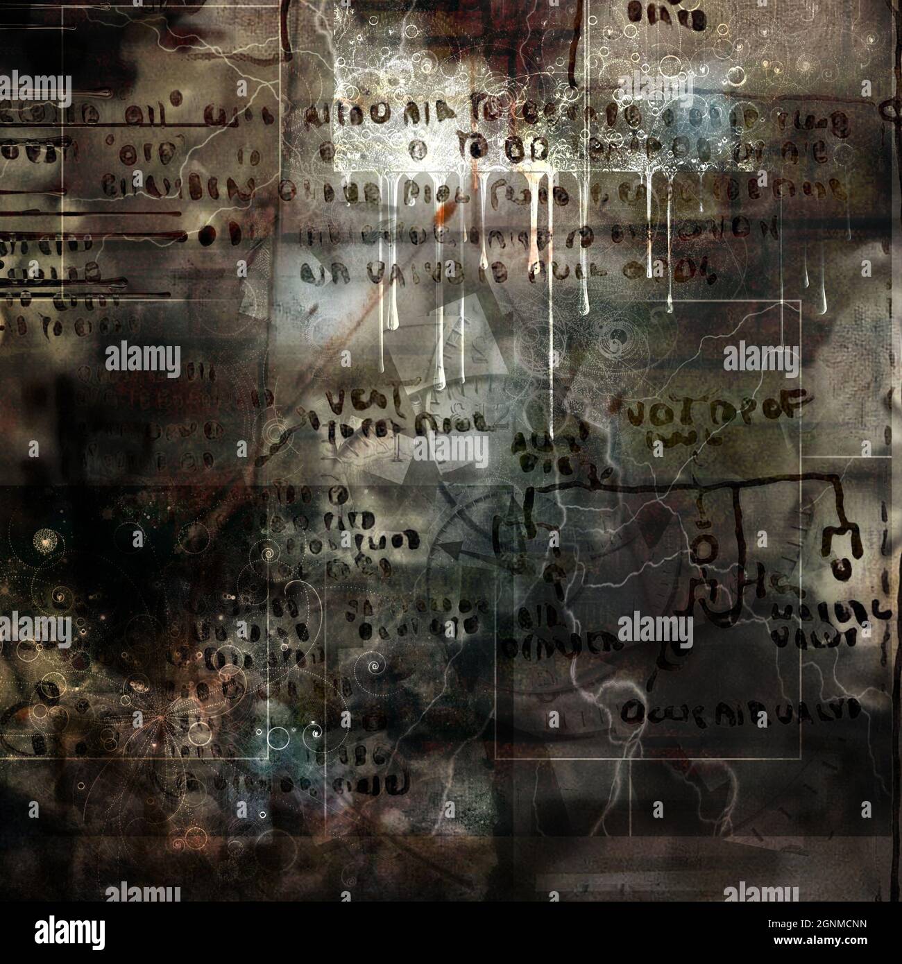 Symbols of Time. 3D rendering Stock Photo - Alamy