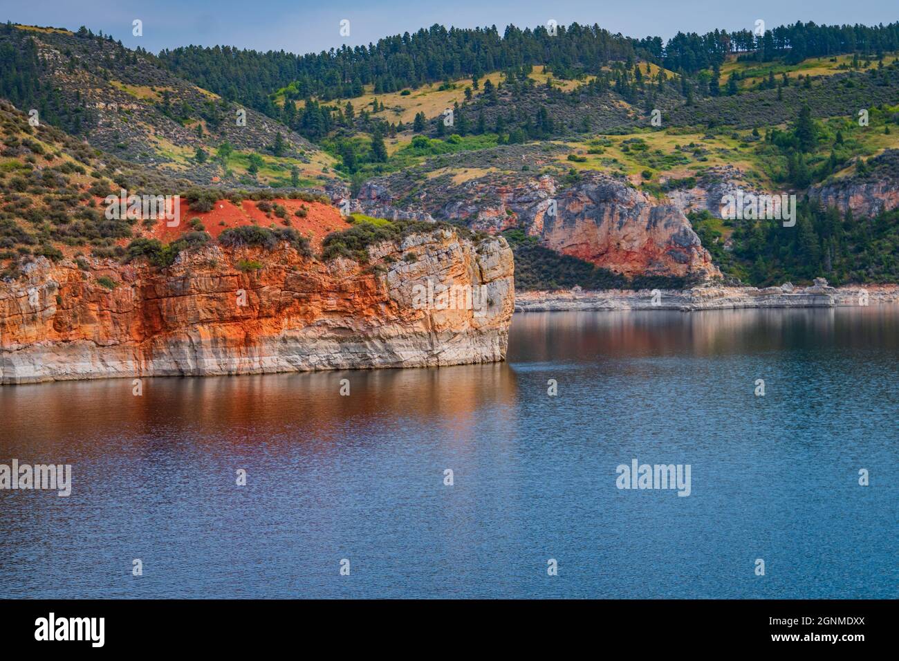 Yellowtail Dam across the Bighorn River in the Crow nation creates a ...