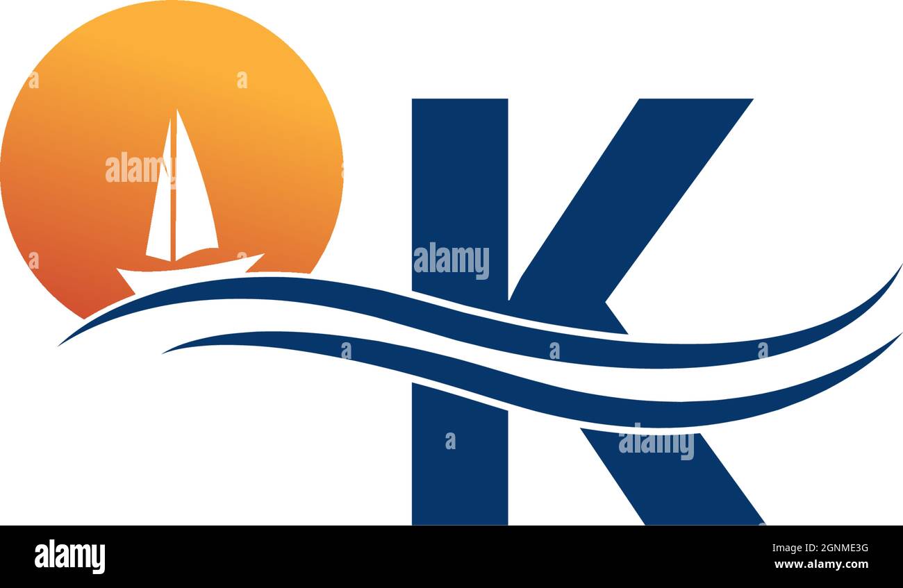 K beach logo vector vectors hi-res stock photography and images - Alamy