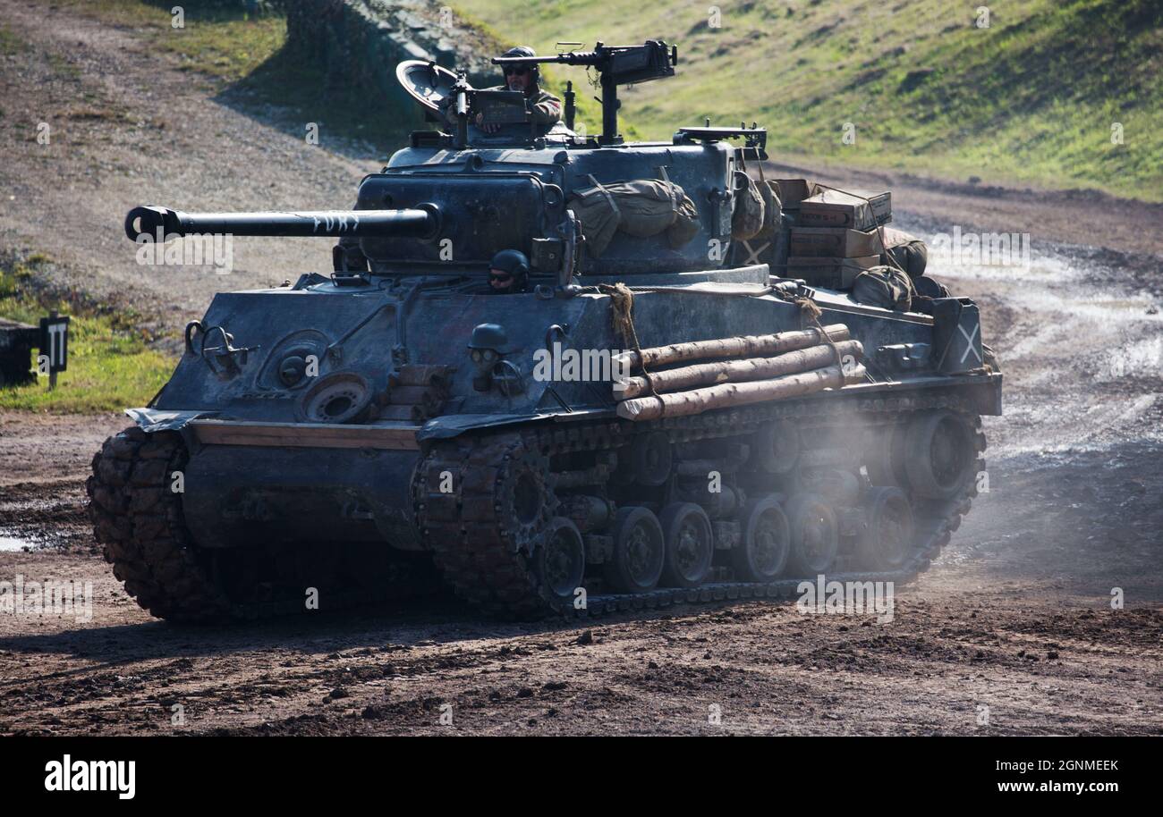 M4A3E8 (76) Sherman Tank Fury, Bovington Tank Museum, Dorset, England ...