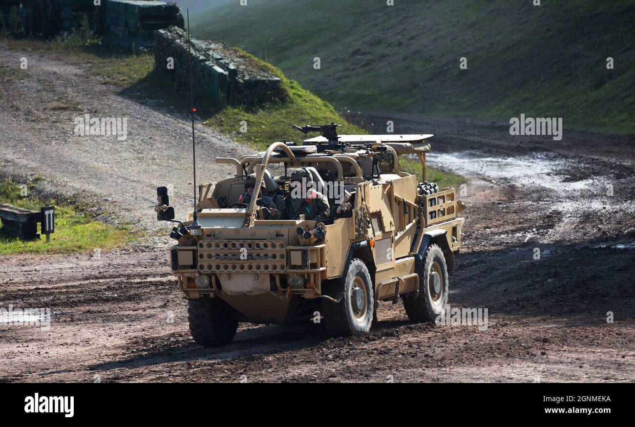 Jackal 2 high mobility weapons platform, Bovington Tank Museum, Dorset ...
