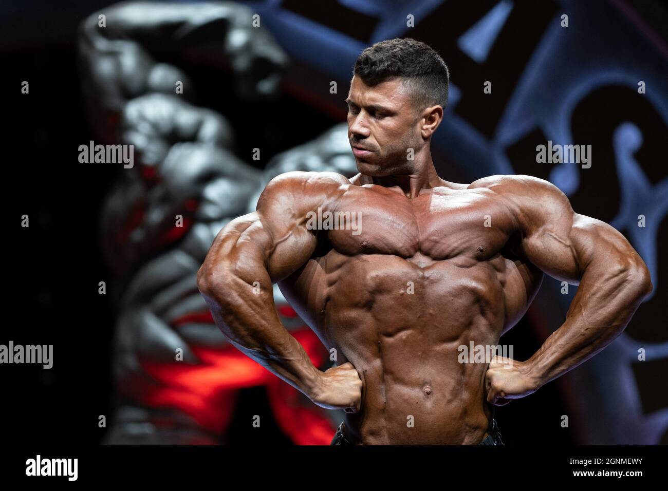 September 25, 2021: Peter Molnar competes in the Arnold Classic USA pre ...