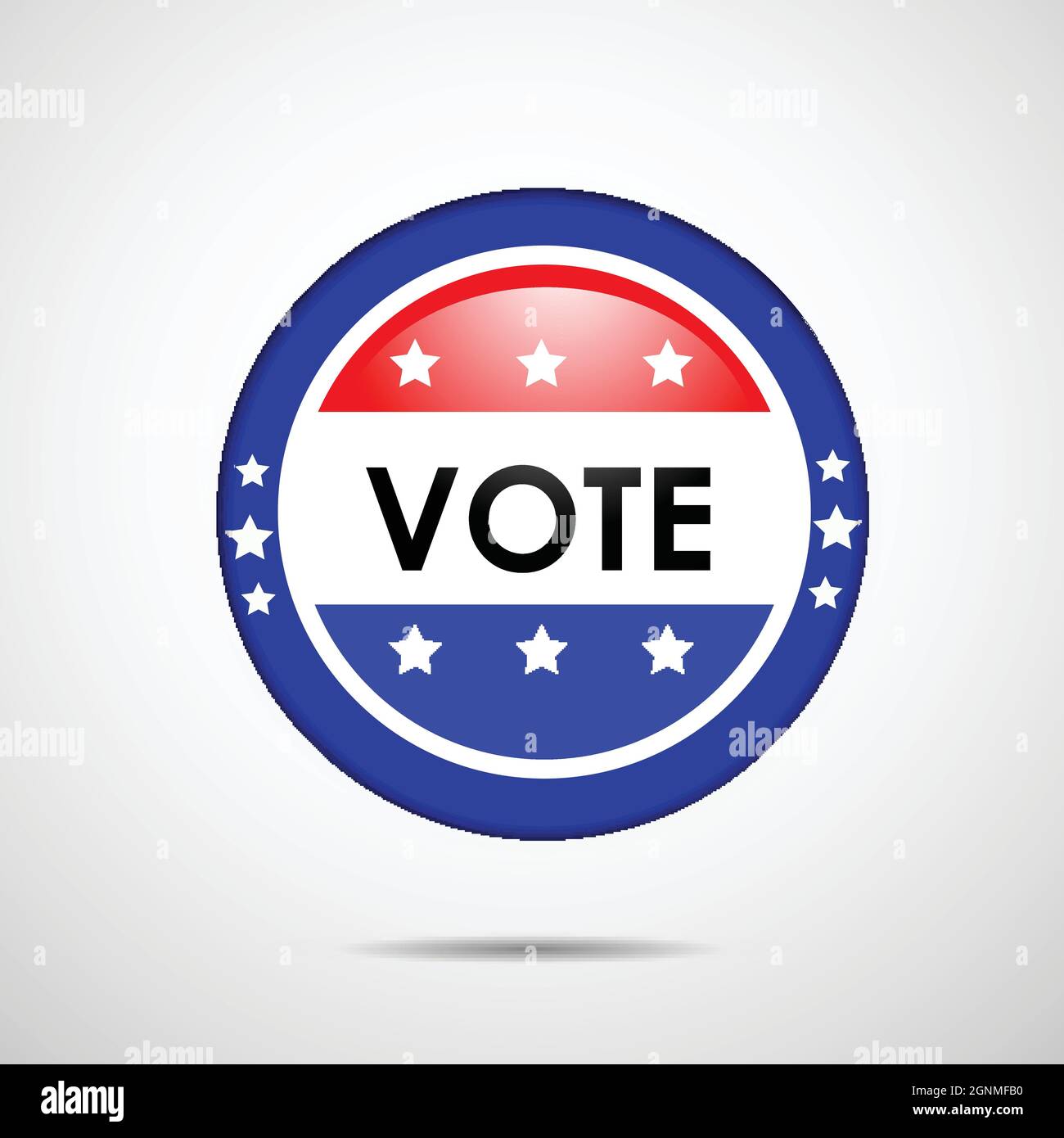Election badge Stock Vector Images - Alamy