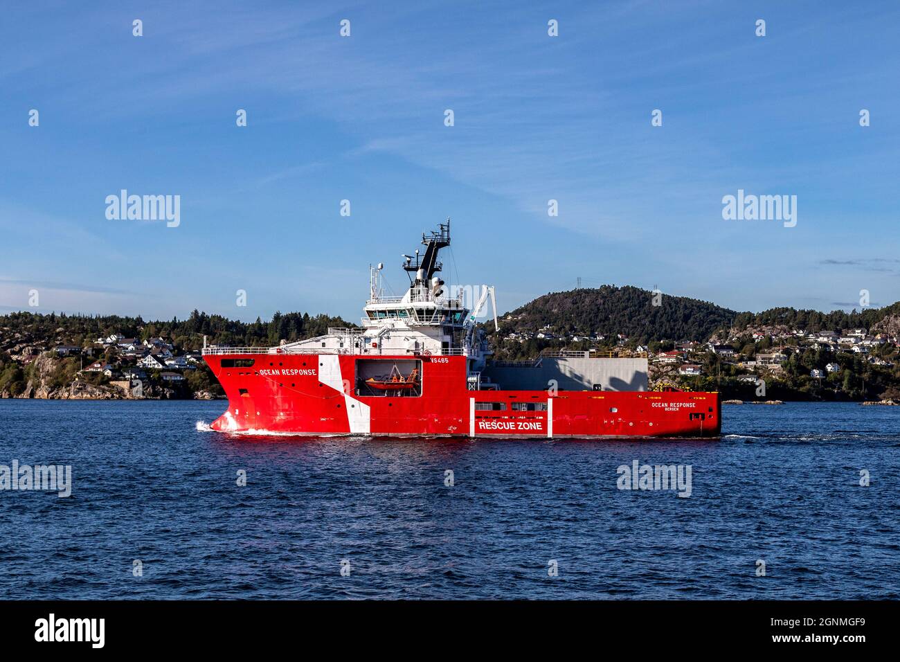 Offshore multi service standby rescue vessel Ocean Response outside ...
