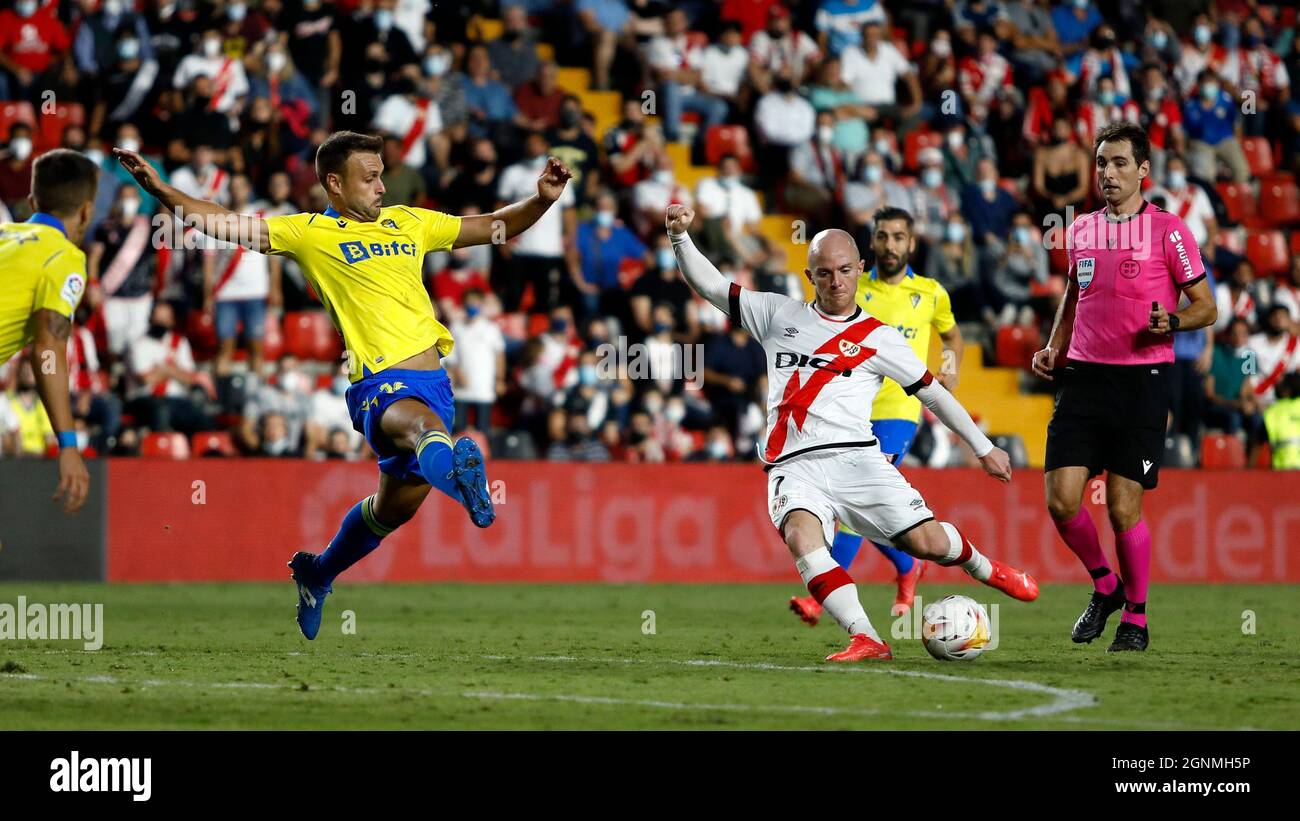 Isi Palazon of Rayo Vallecano during the Liga match between Rayo ...