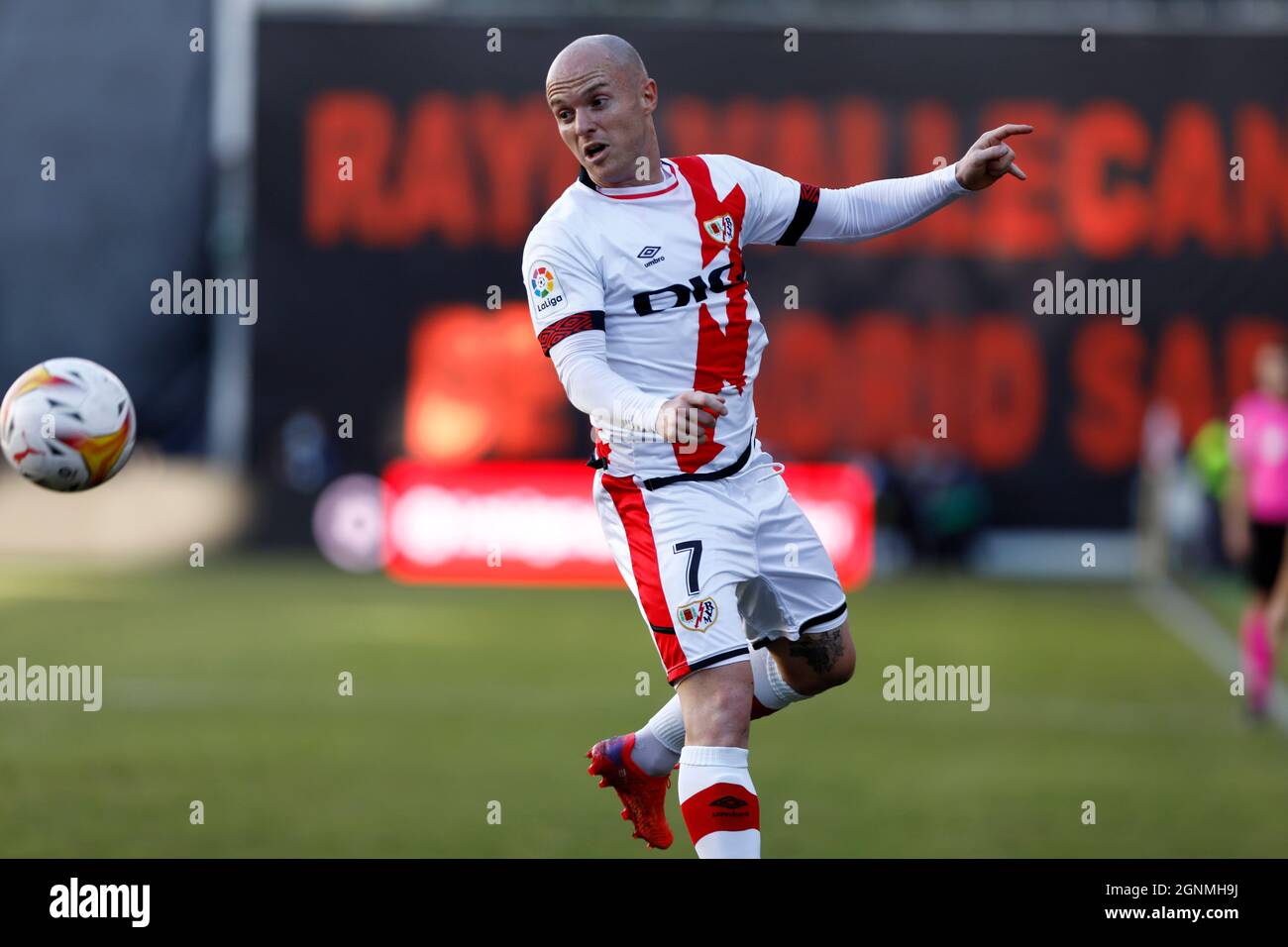 Isi Palazon of Rayo Vallecano during the Liga match between Rayo ...