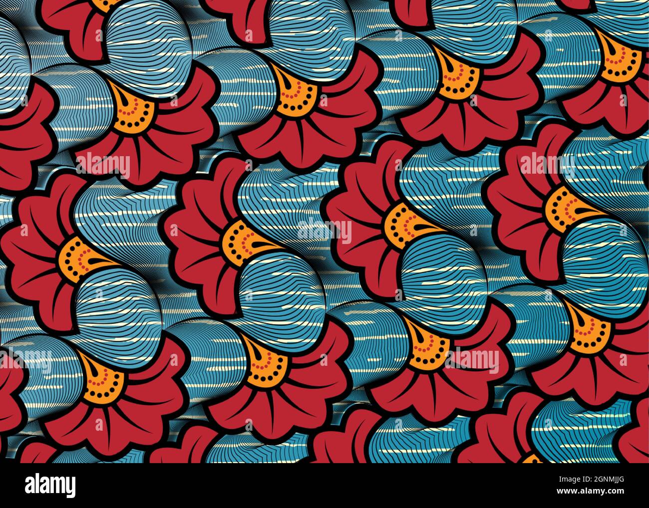 Blue african fabric hi-res stock photography and images - Alamy