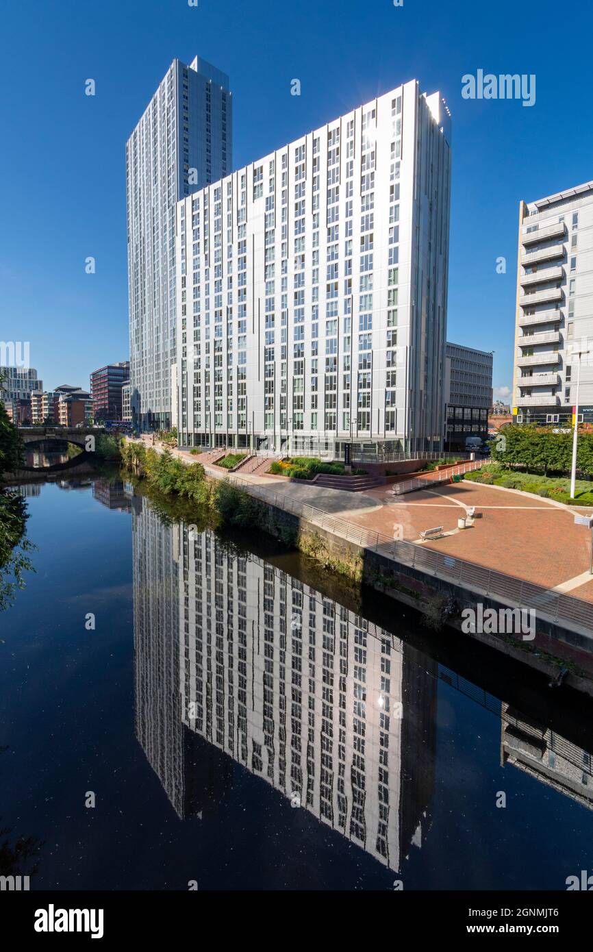 The Trinity Riverside apartment blocks from the Trinity Bridge ...