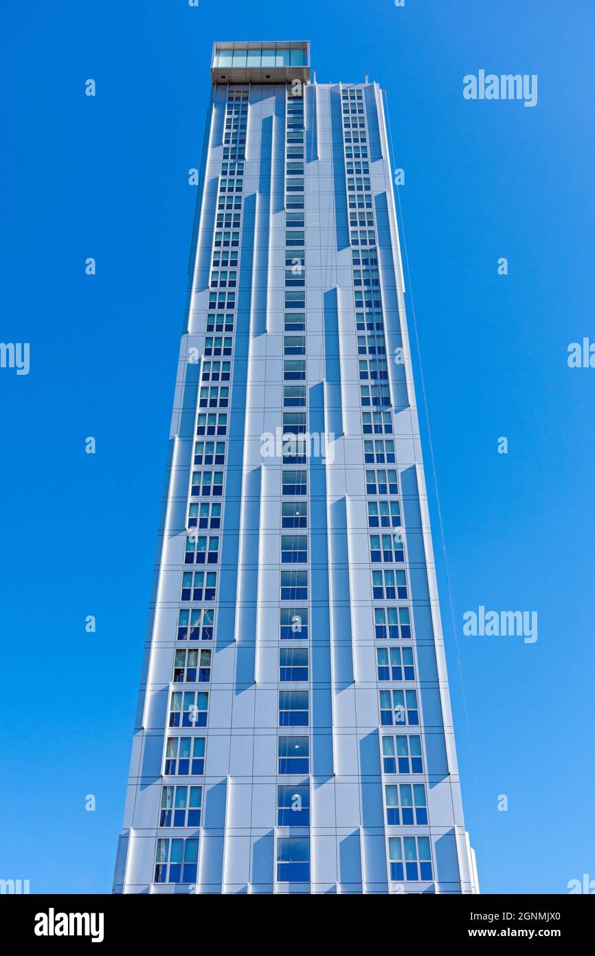 The Trinity Riverside apartment block, New Bailey, Salford, Manchester ...